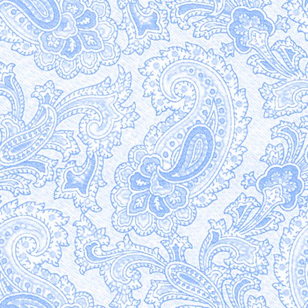 Light Blue Paisley Background