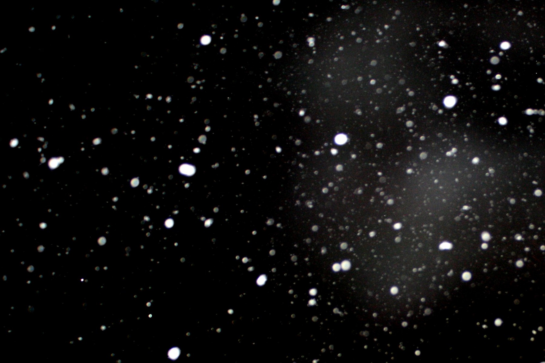 Falling Snowflakes In The Dark Background 1800x1200 Background Image ...