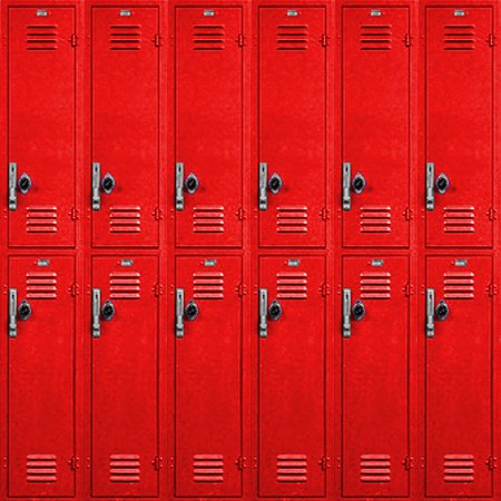 School Lockers Background Red Tiled Background Image, Wallpaper or ...