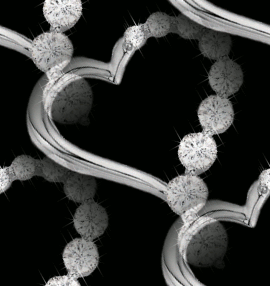Silver Heart Wallpaper