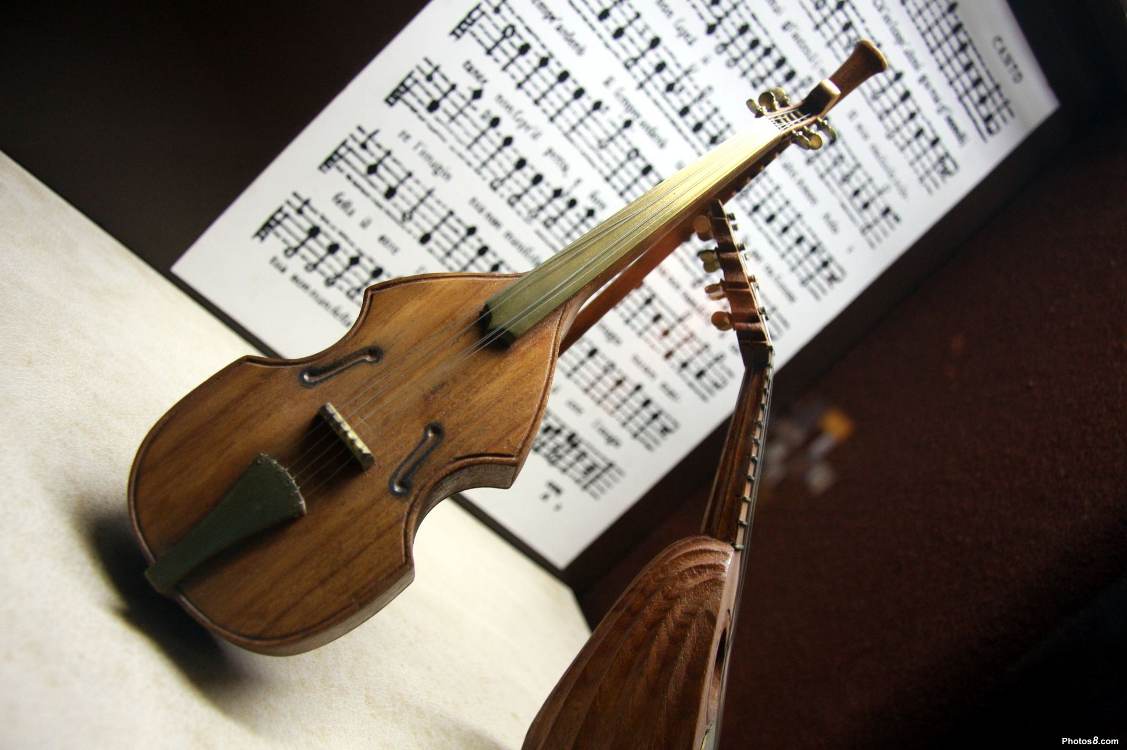 Violon Lute And Music Background Image, Wallpaper or Texture free for ...